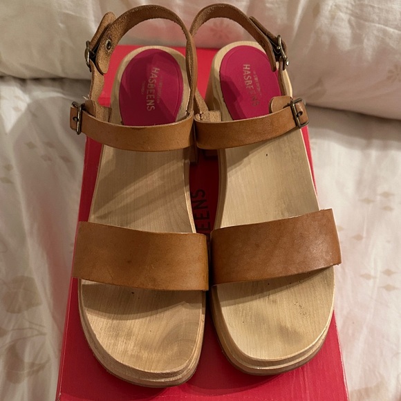 Swedish Hasbeens | Shoes | Swedish Hasbeens Nature Brown Sandals | Poshmark